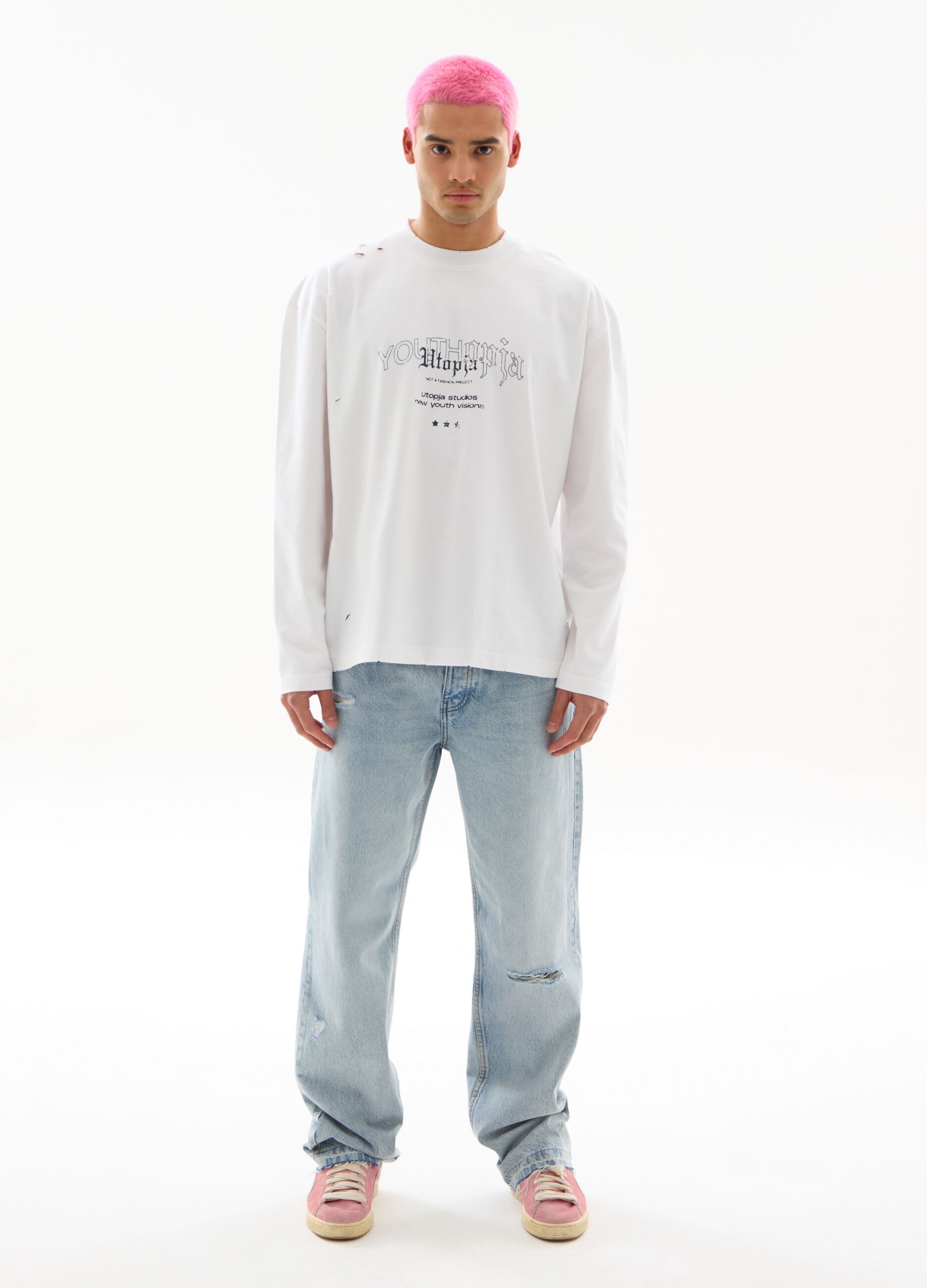 Baggy Lasered Denim UTOPJA pour Homme | OVS