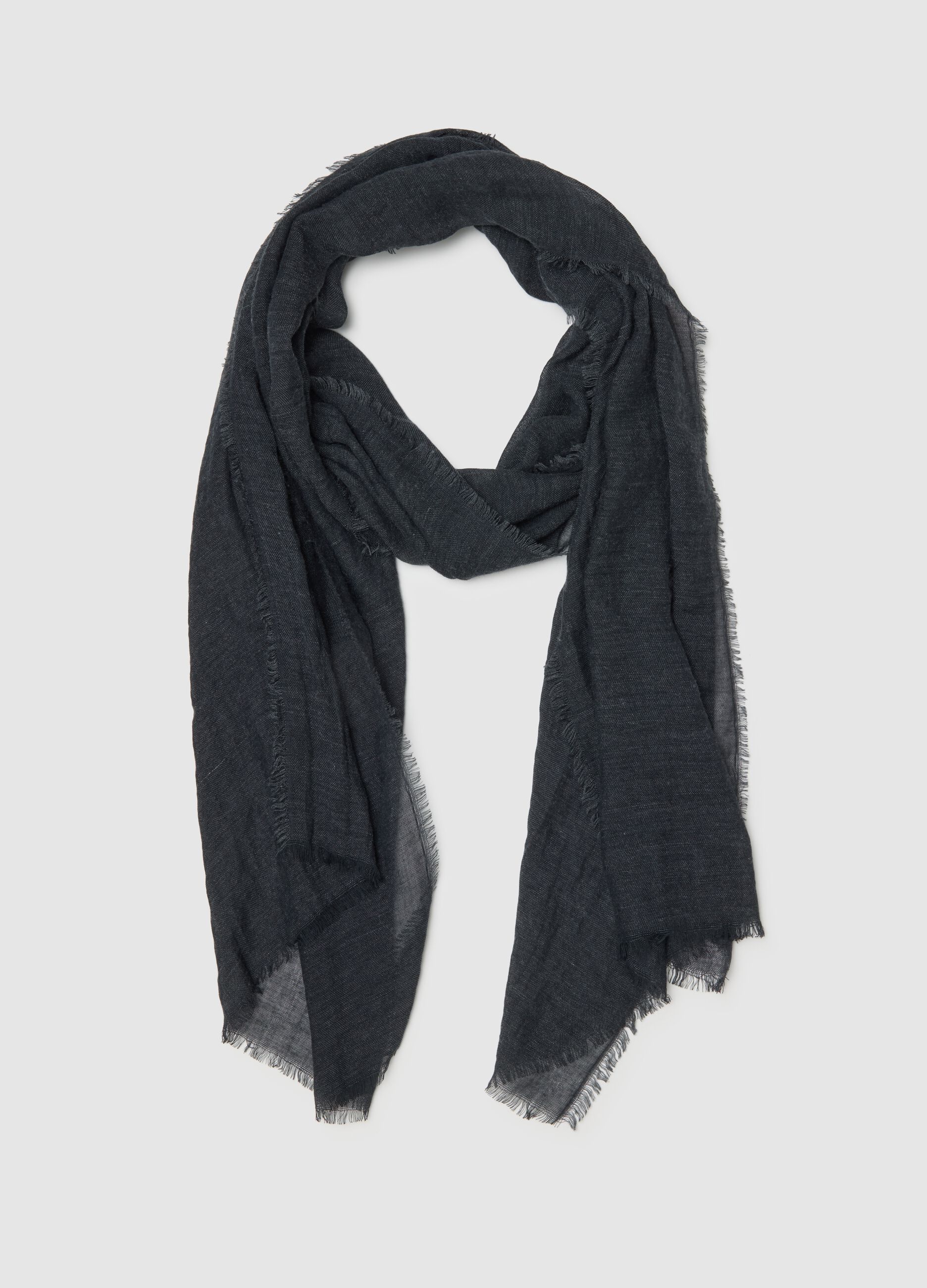 Man's Black scarf | OVS