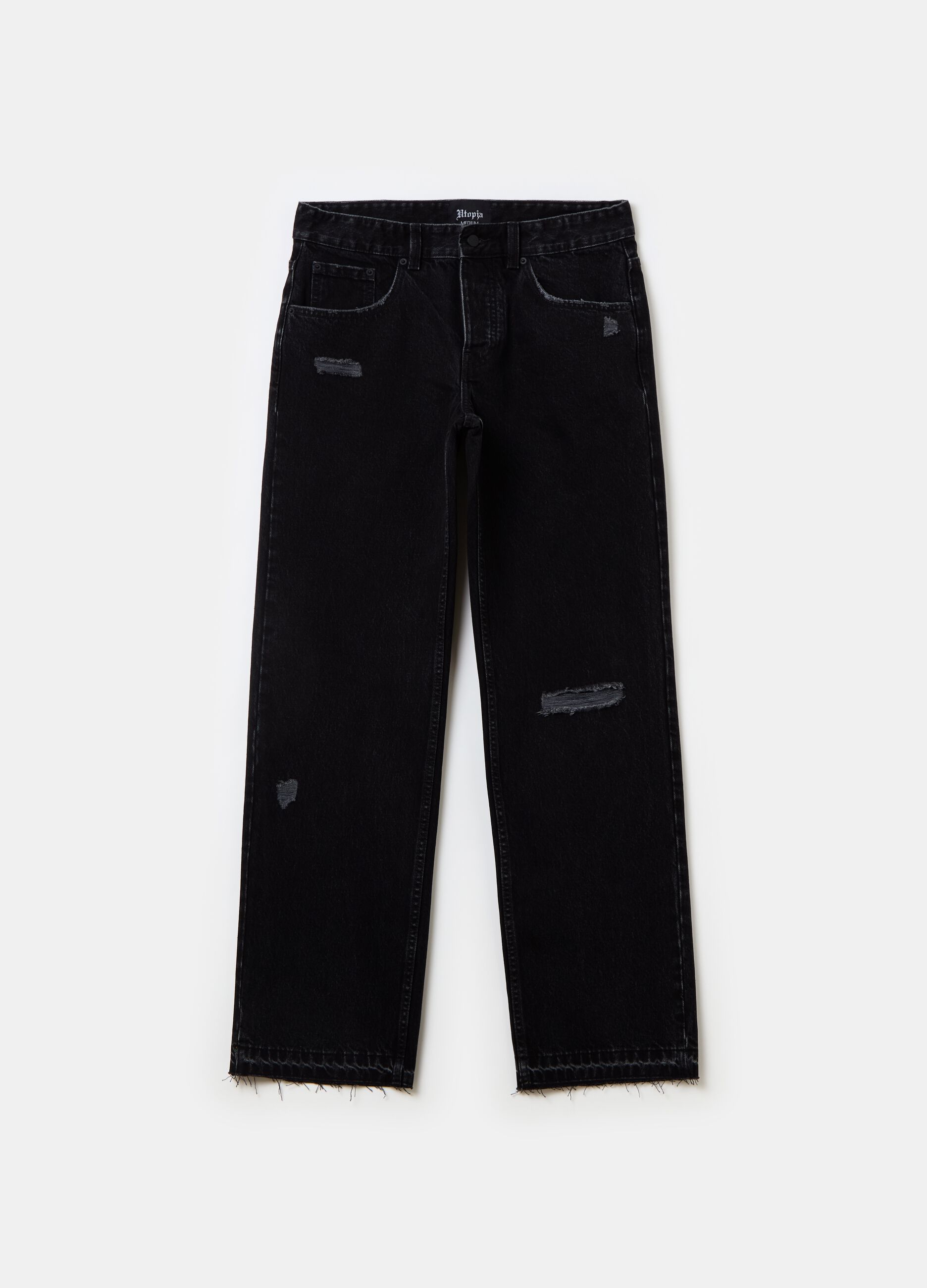 UTOPJA Man's Baggy Lasered Denim | OVS
