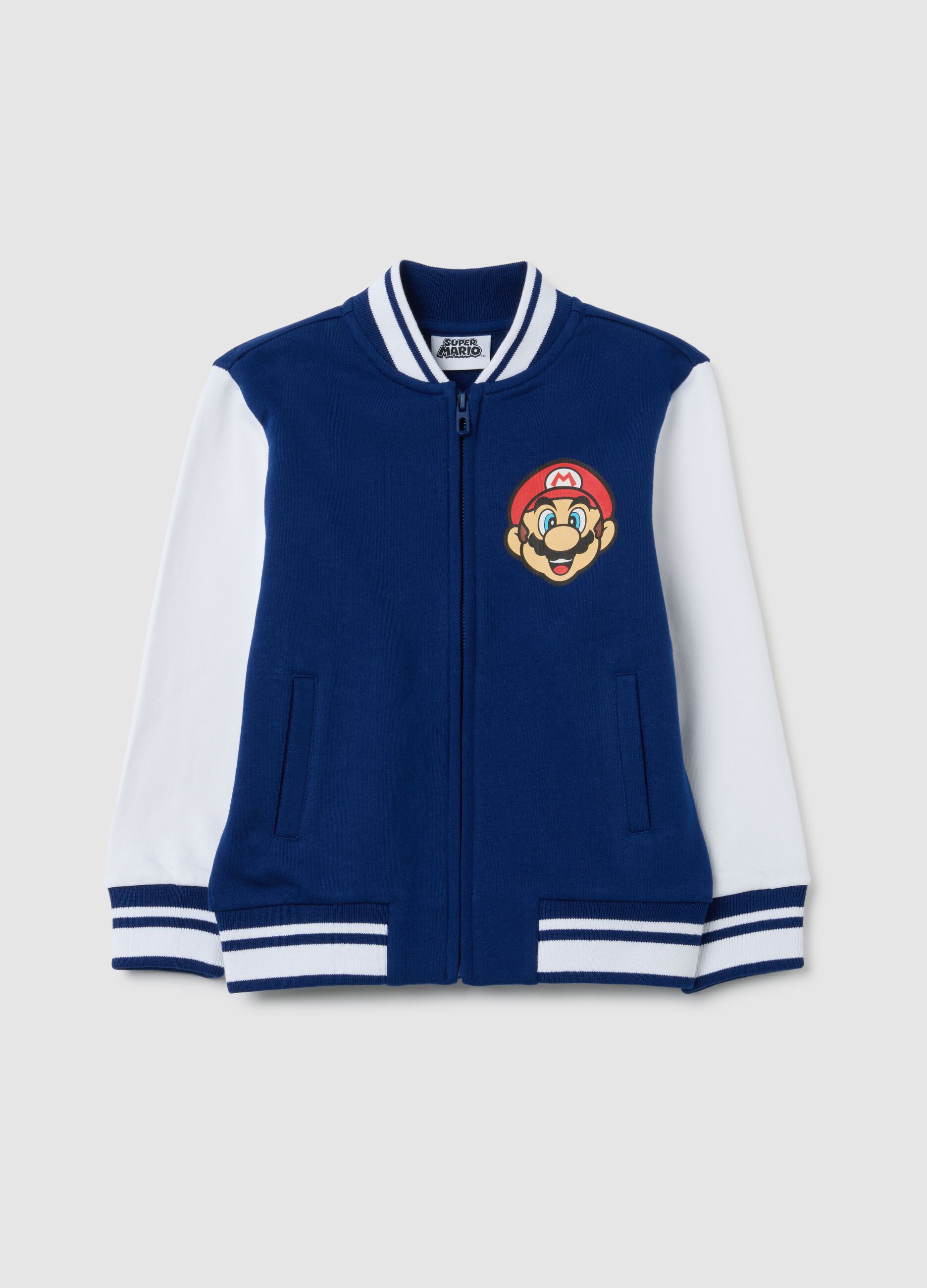 NINTENDO Boy's Super Mario Varsity Jacket for Kids | OVS