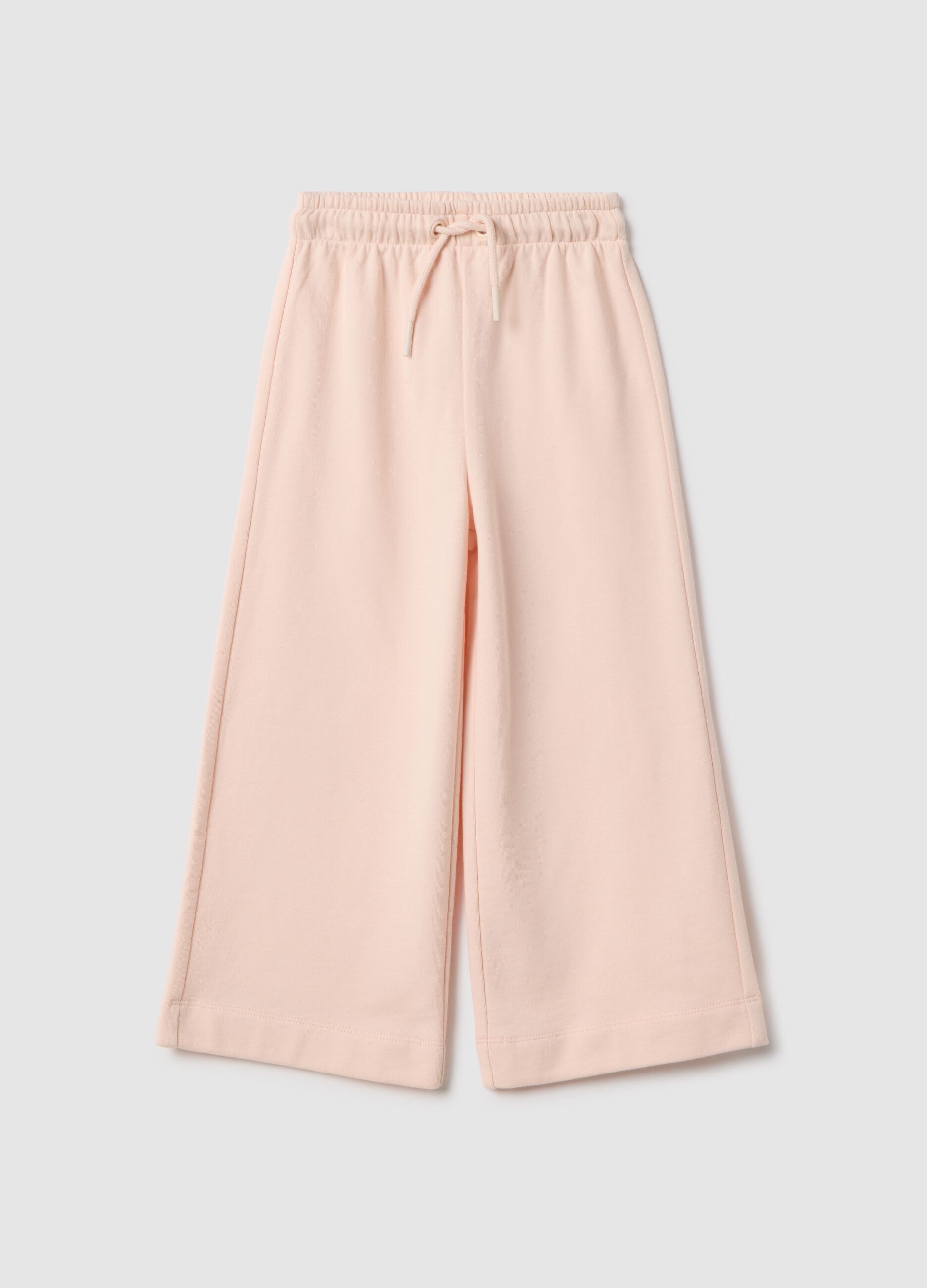 OVS KIDS Girl's Girls' Wide Leg Pink Cotton Trousers | OVS