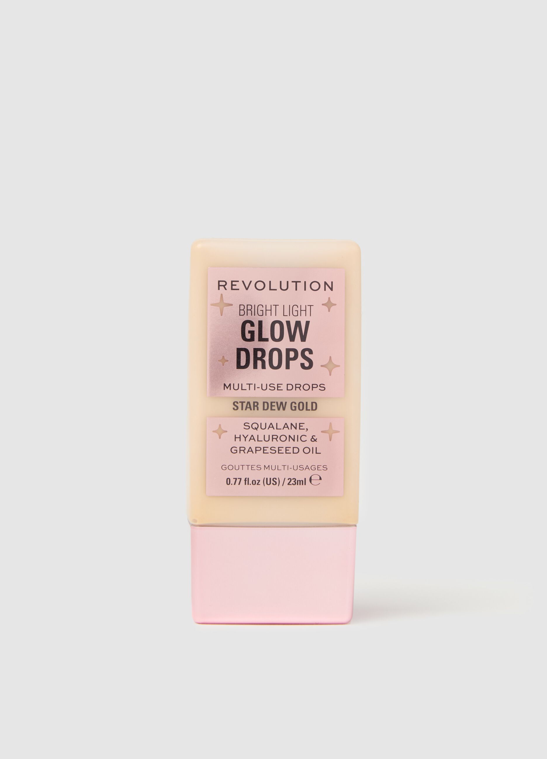 REVOLUTION BEAUTY's Bright Light Glow Drops Golden Star Dew liquid ...